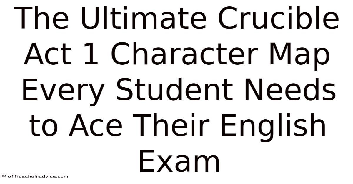 The Ultimate Crucible Act 1 Character Map Every Student Needs To Ace ...